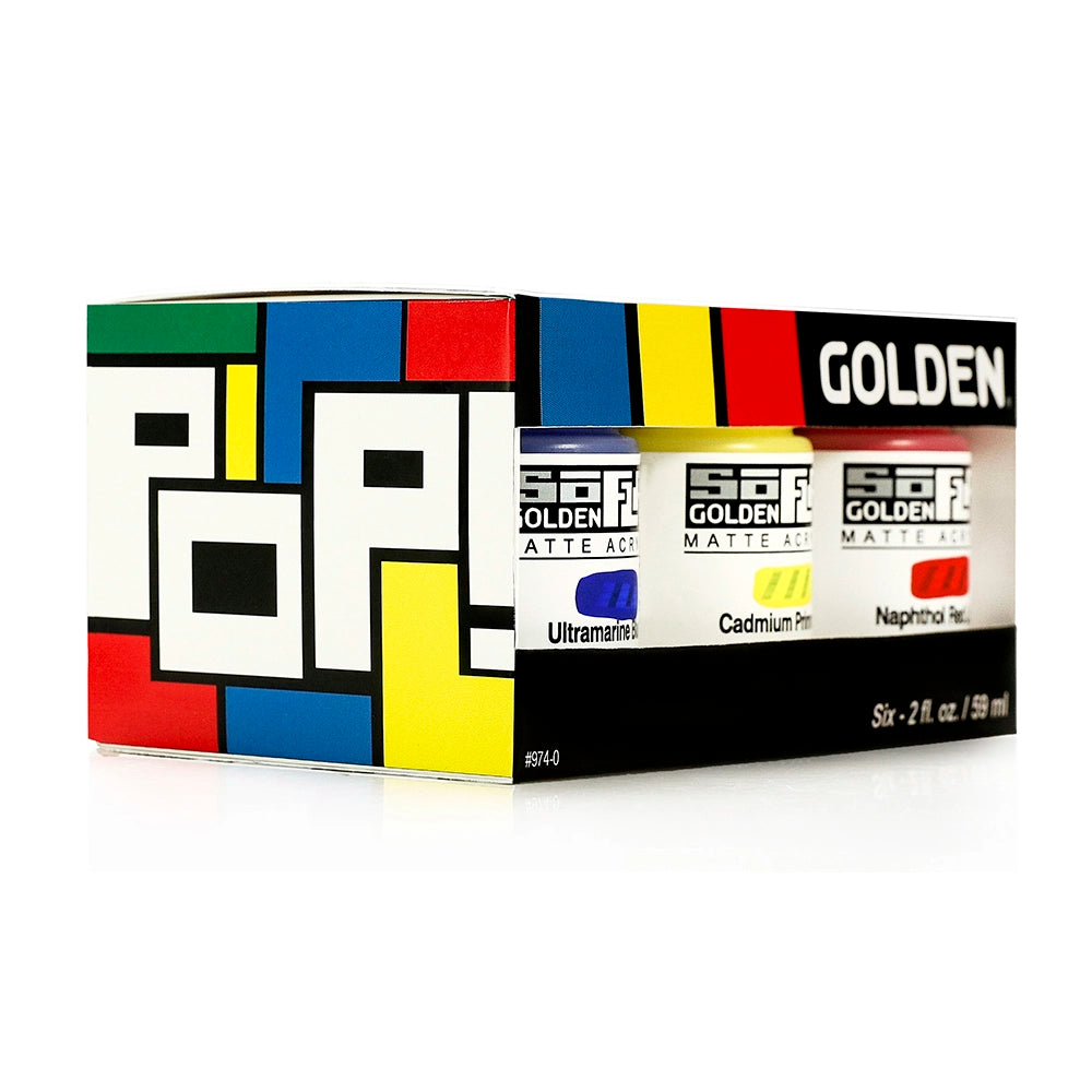SoFlat Golden Pop set 6 – Art Materials