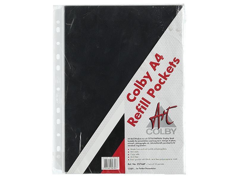 Colby A4 Refill Pockets (10pk) 257a4pr – Art Materials