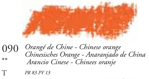 090 Chinese Orange Sennelier Oil Pastel – Art Materials