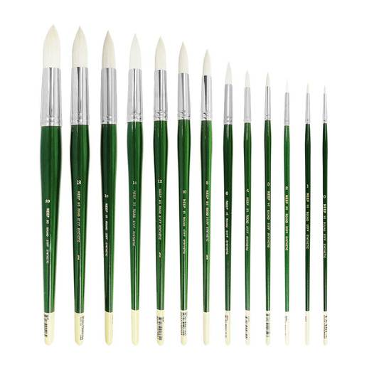 95 Neef Round Stiff Synthetic Size 8 – Art Materials