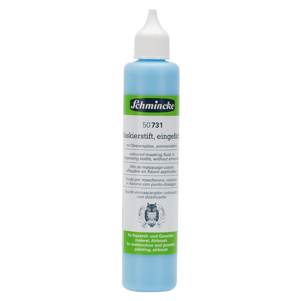 Schmincke Blue Masking Fluid 25ml – Art Materials