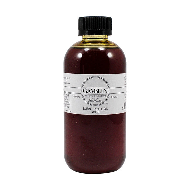 Gamblin Burnt Plate Oil (#000) 237ml – Art Materials